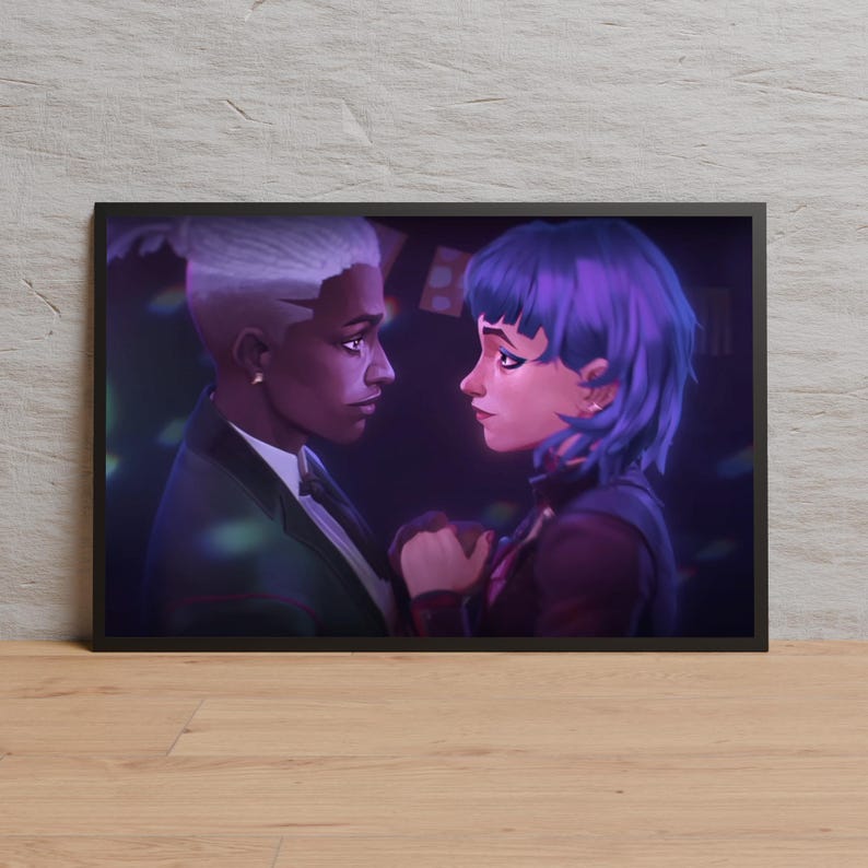 Arcane Poster, Jinx and Ekko Wall Art, Ekko and Powder Poster, Maybe in ...