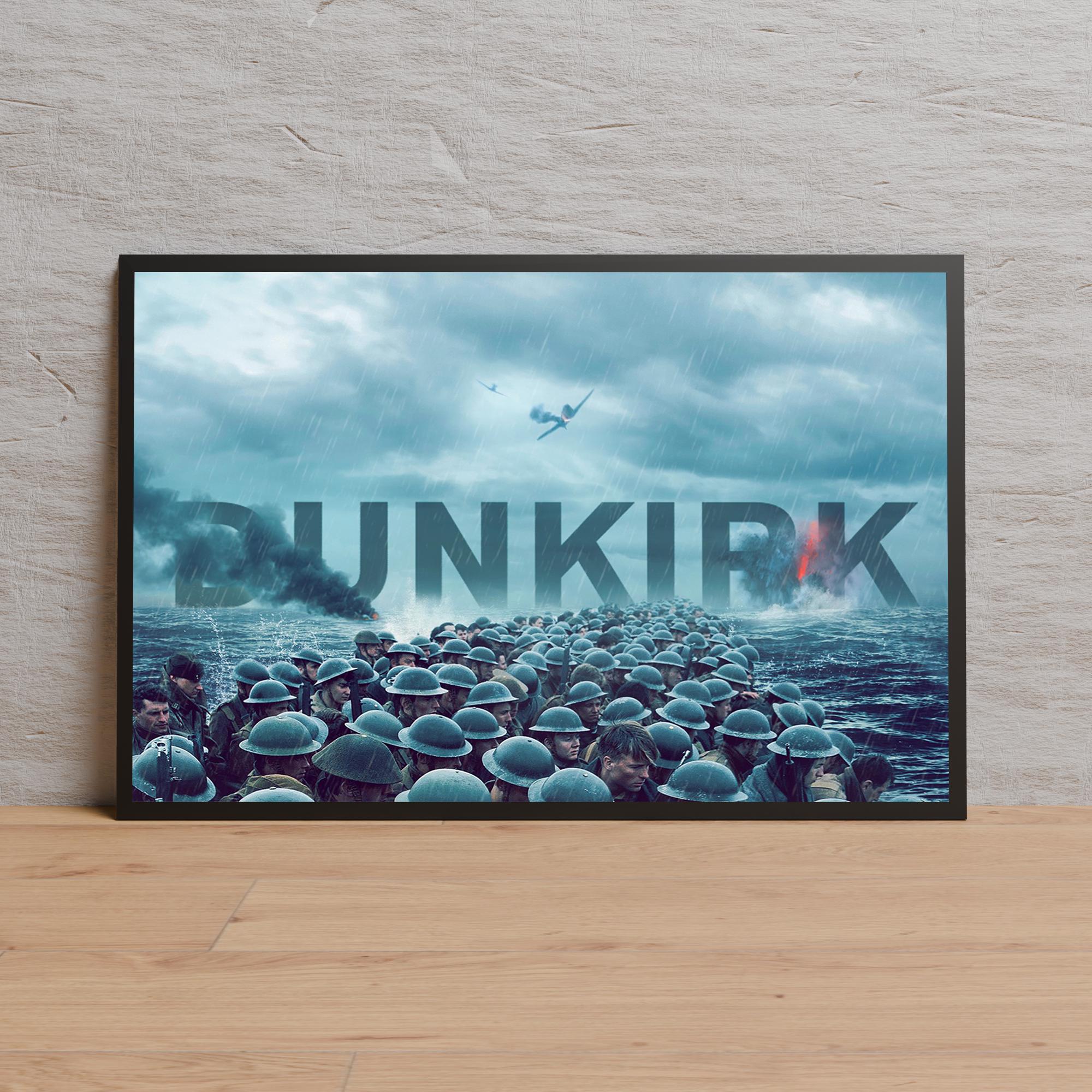 Dunkirk Poster, War Movie Wall Art, World War II Poster, Rolled Canvas Print, Room Decor, Wall ...