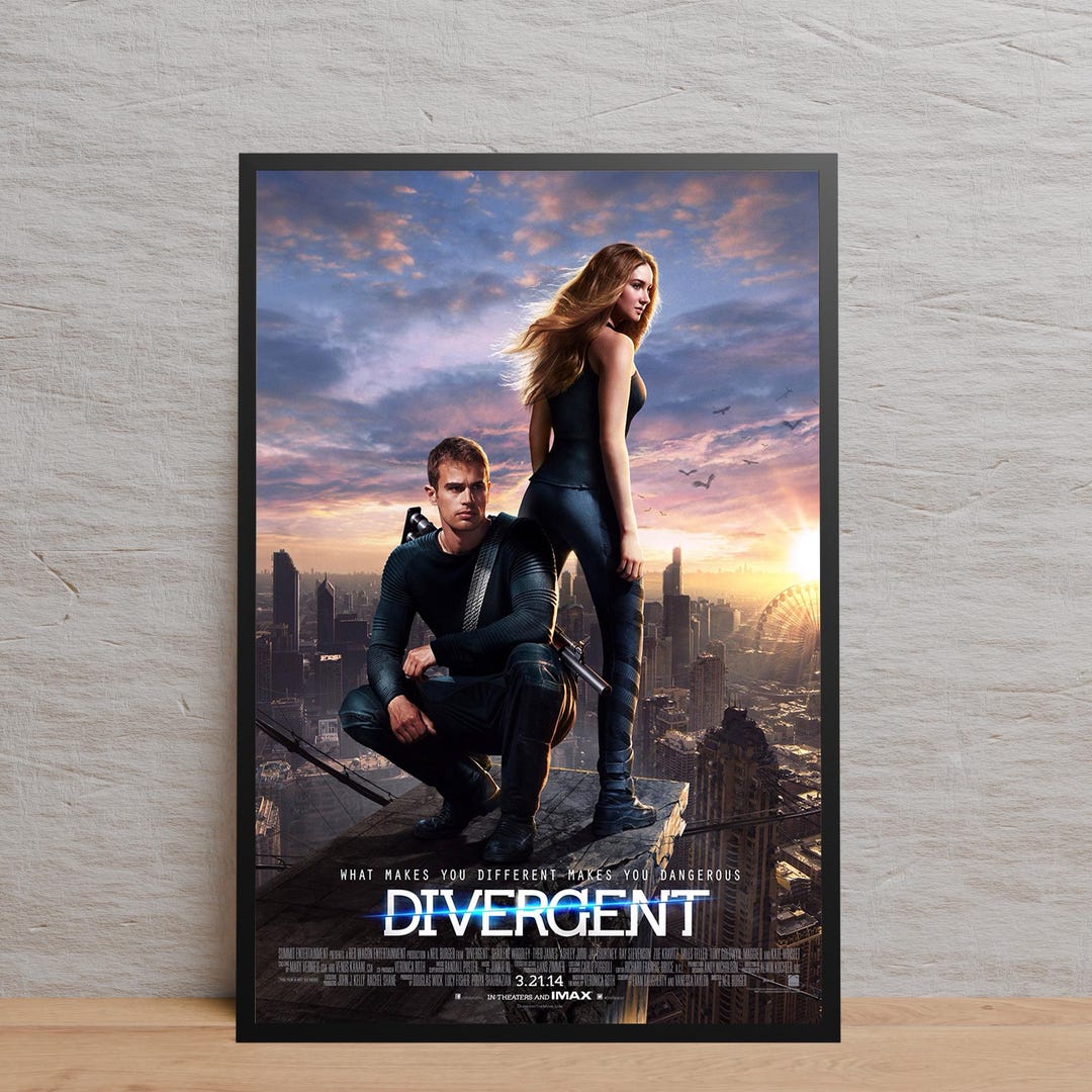 Divergent Poster, Insurgent Wall Art, Theo James Poster, Rolled Canvas ...