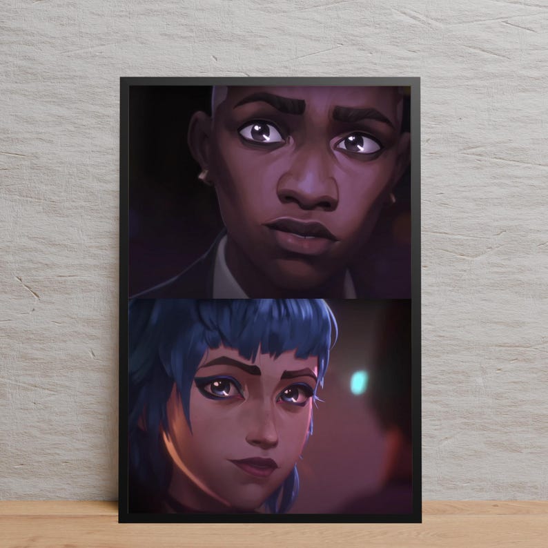 Arcane Poster, Jinx and Ekko Wall Art, Ekko and Powder Poster, Maybe in ...