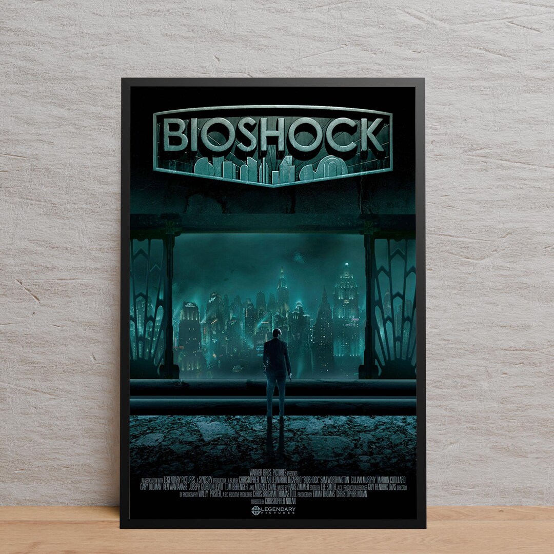 Bioshock Poster, Rapture & Columbia Wall Art, Rolled Canvas Print, Room ...