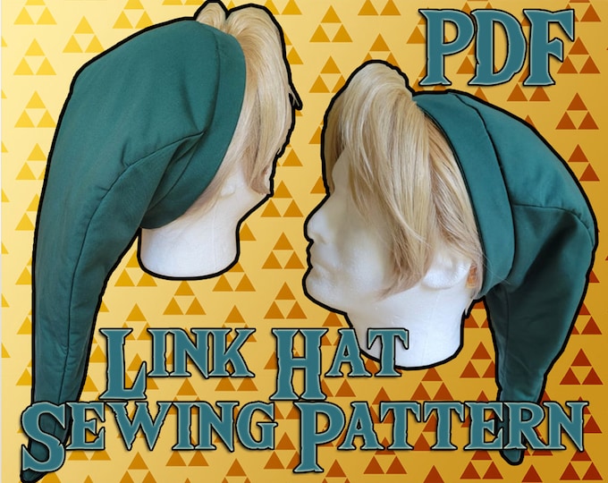 Legend of Zelda Link Hat Green Red Black Yellow Blue Costume Cosplay ...