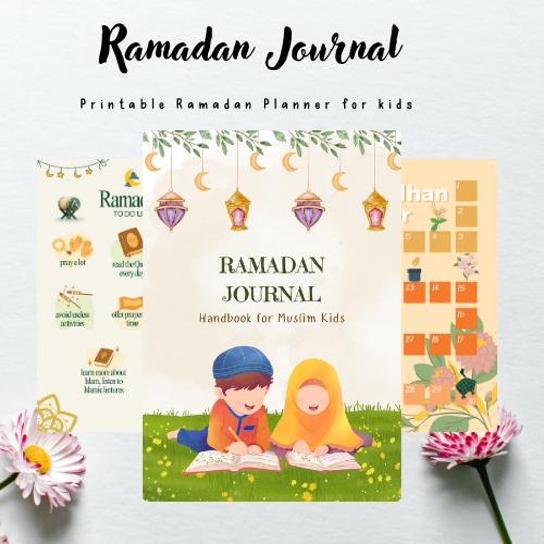 Ramadan Planner, Ramadan Journal for Kids, Ramadan Undated Planner ...