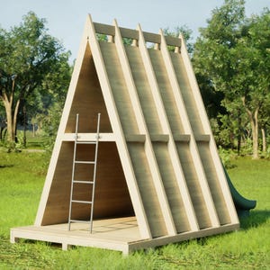 Triangular Hut Plans Diy - Etsy