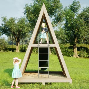 Triangular Hut Plans Diy - Etsy
