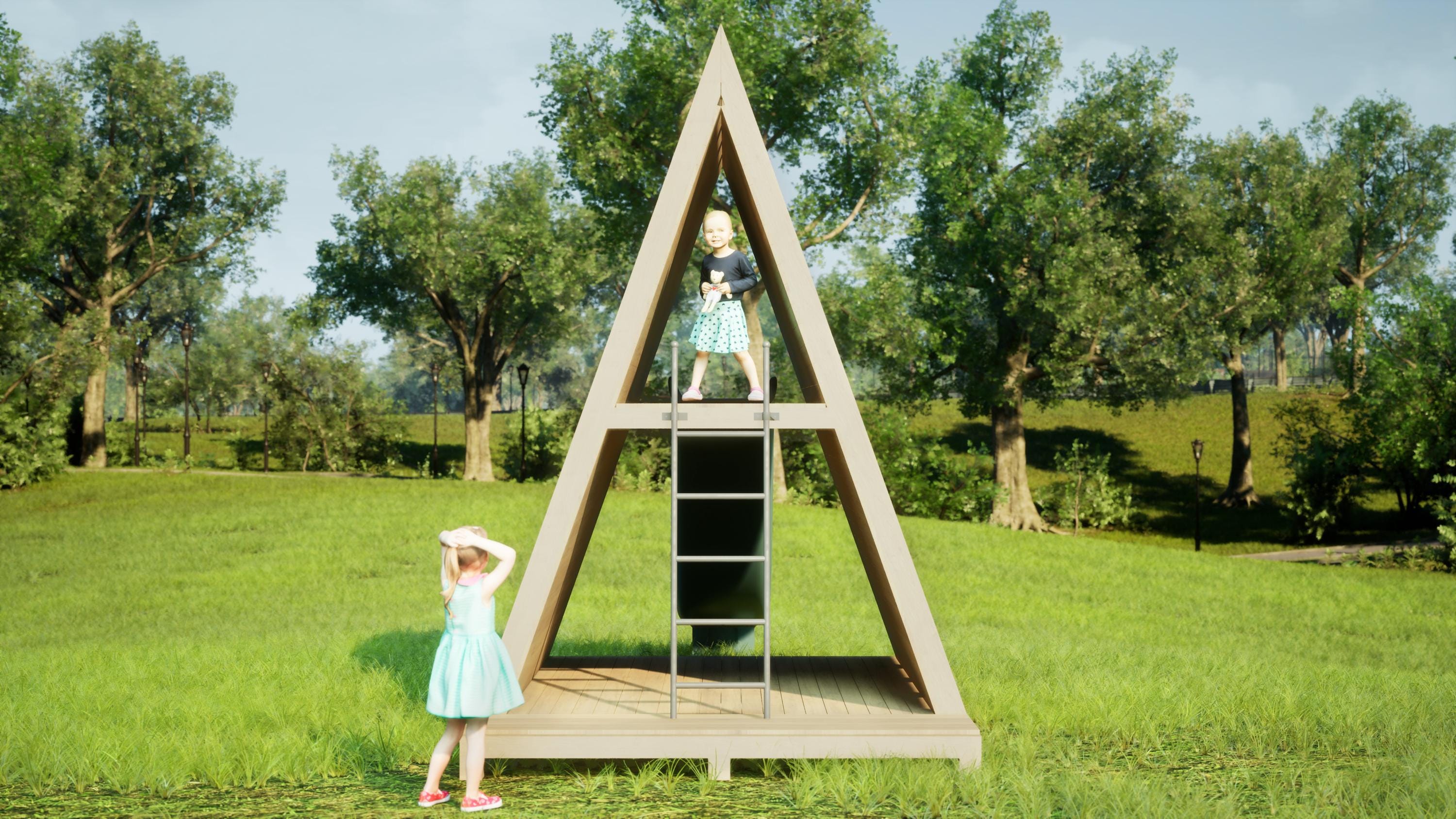 Triangular Hut Plans Diy - Etsy