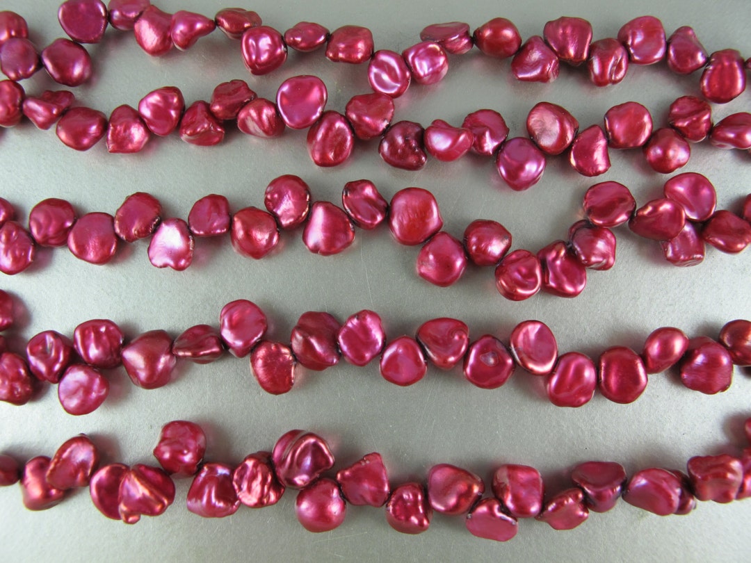 36 PEARLS Half Strand Mini Keishi Freshwater Pearls, Graduated Sizes ...