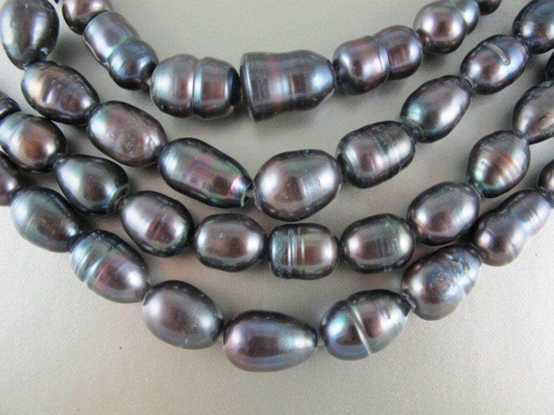 Large Hole Odd Shaped Baroque Pearls, LARGE 11-12 X 13-15mm, Drilled 2 ...