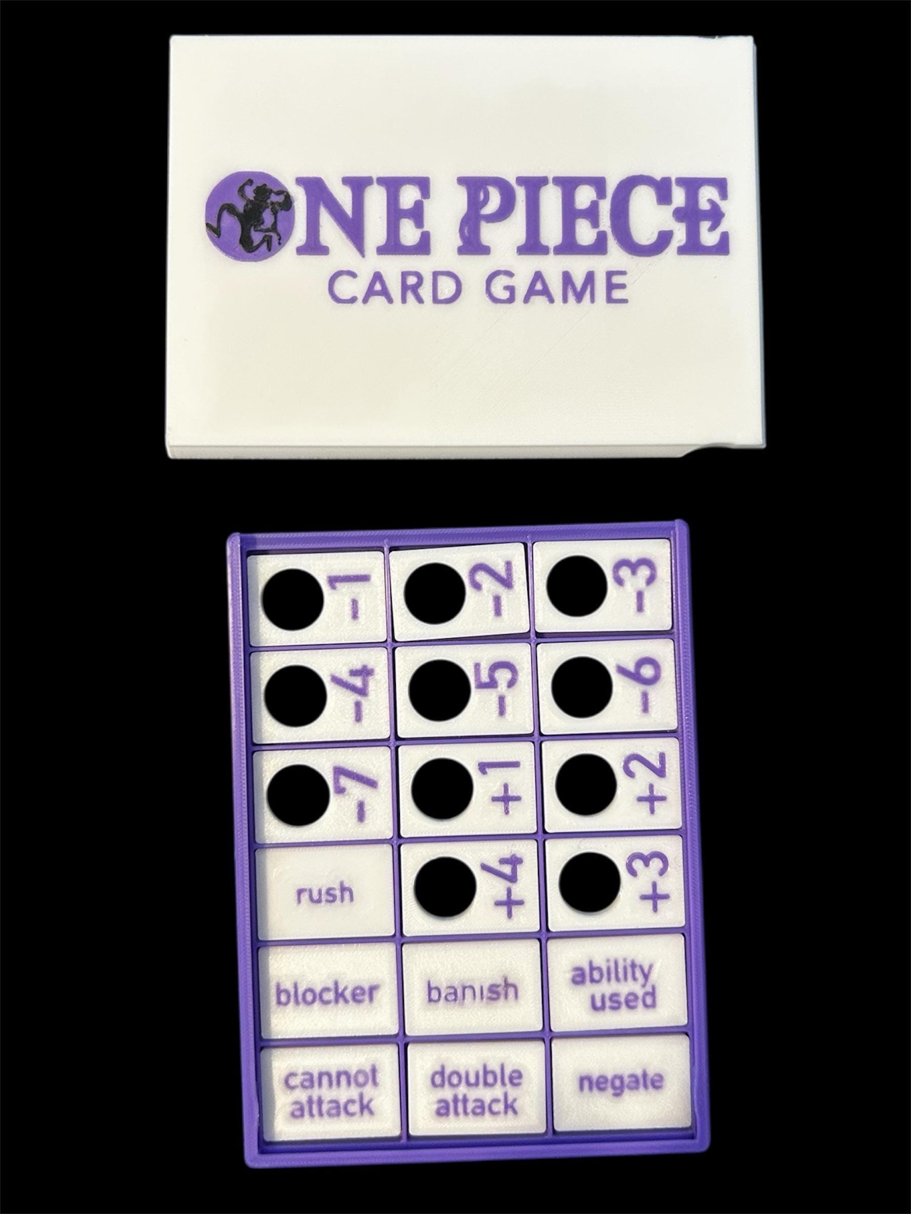 One Piece Trading Card Game Power Cost Counters Tokens OPTCG - Etsy