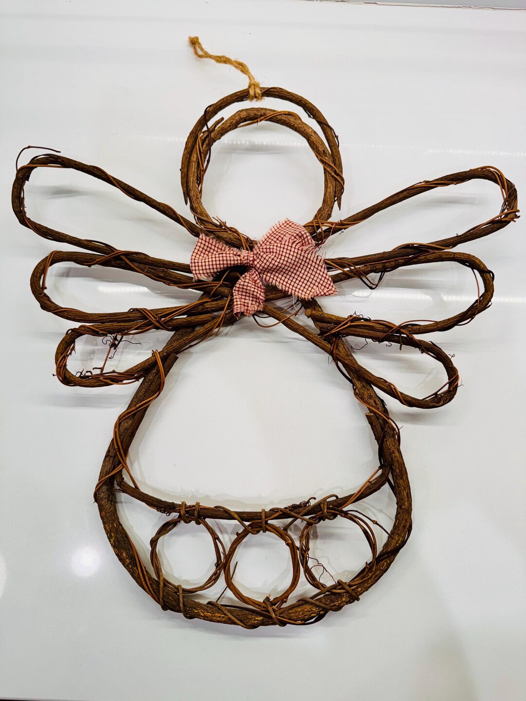 Raw Grapevine Angel, Handmade by Amish Brand, Wall Decor, 18 Tall - Etsy