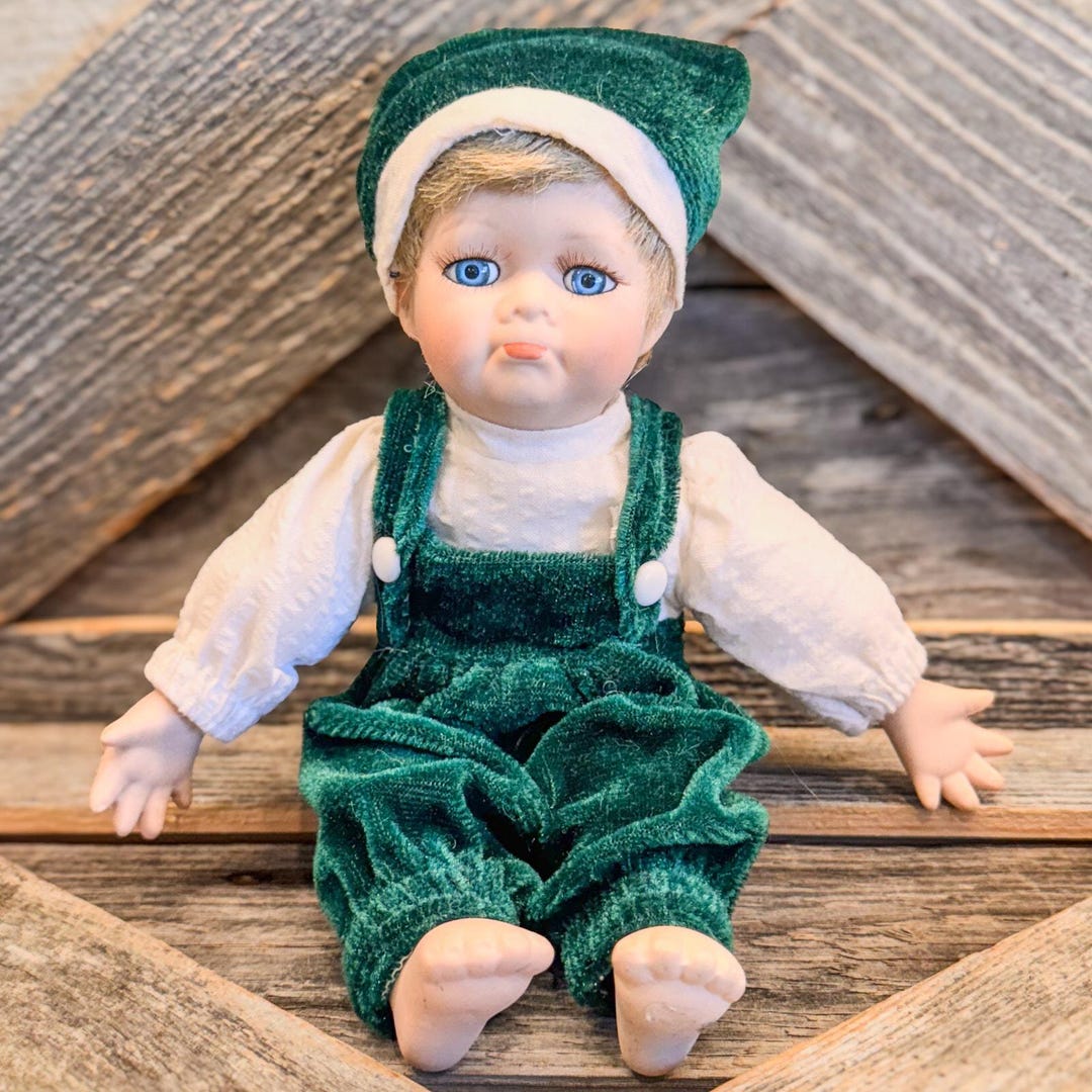 Gustave Fritz Wolff Doll #A0874 Artist Signed-blonde Boy W/ Velvet ...