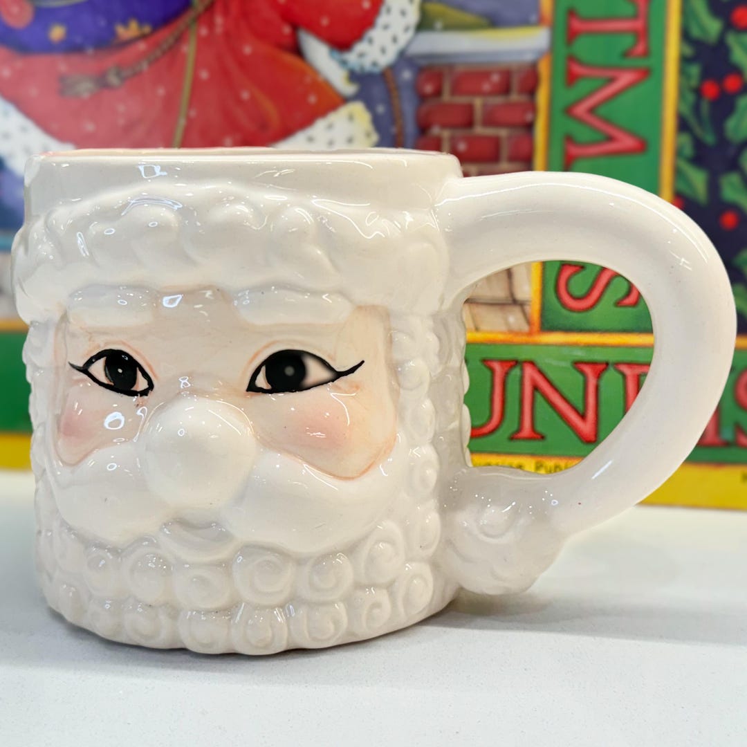 1995 Vintage 1995 Carson Santa Claus Ceramic Mug - Etsy