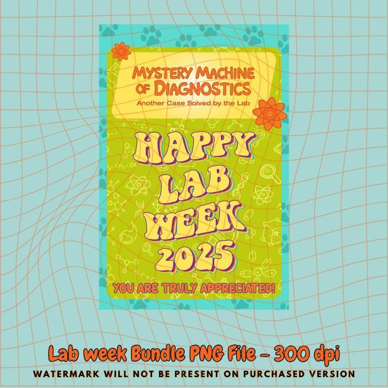 Lab Week 2025 Bundle PNG Poster | High-quality Medical Laboratory ...