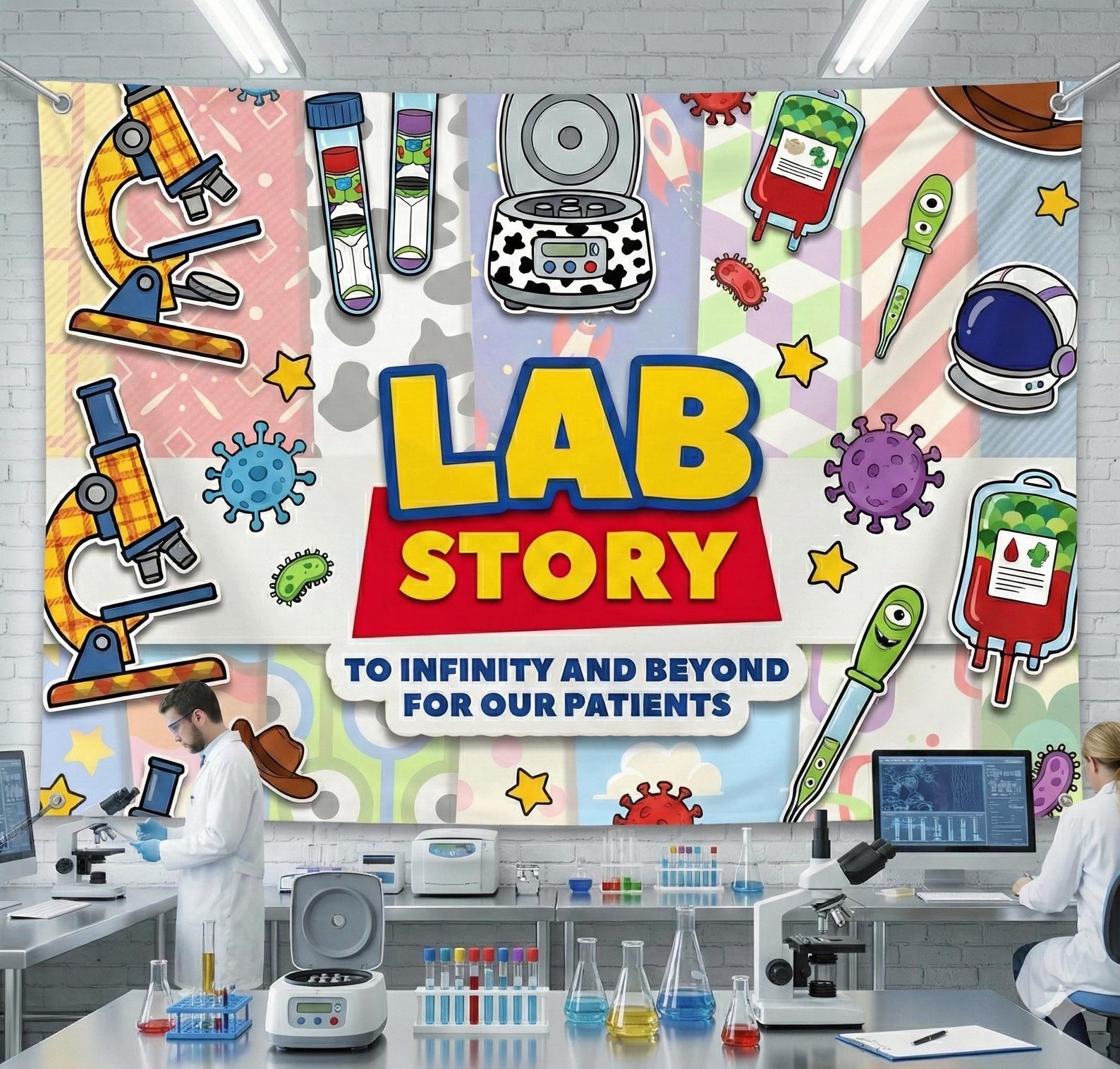 Lab Week 2026 Lab Story Banner, to Infinity and Beyond for Our Patients ...