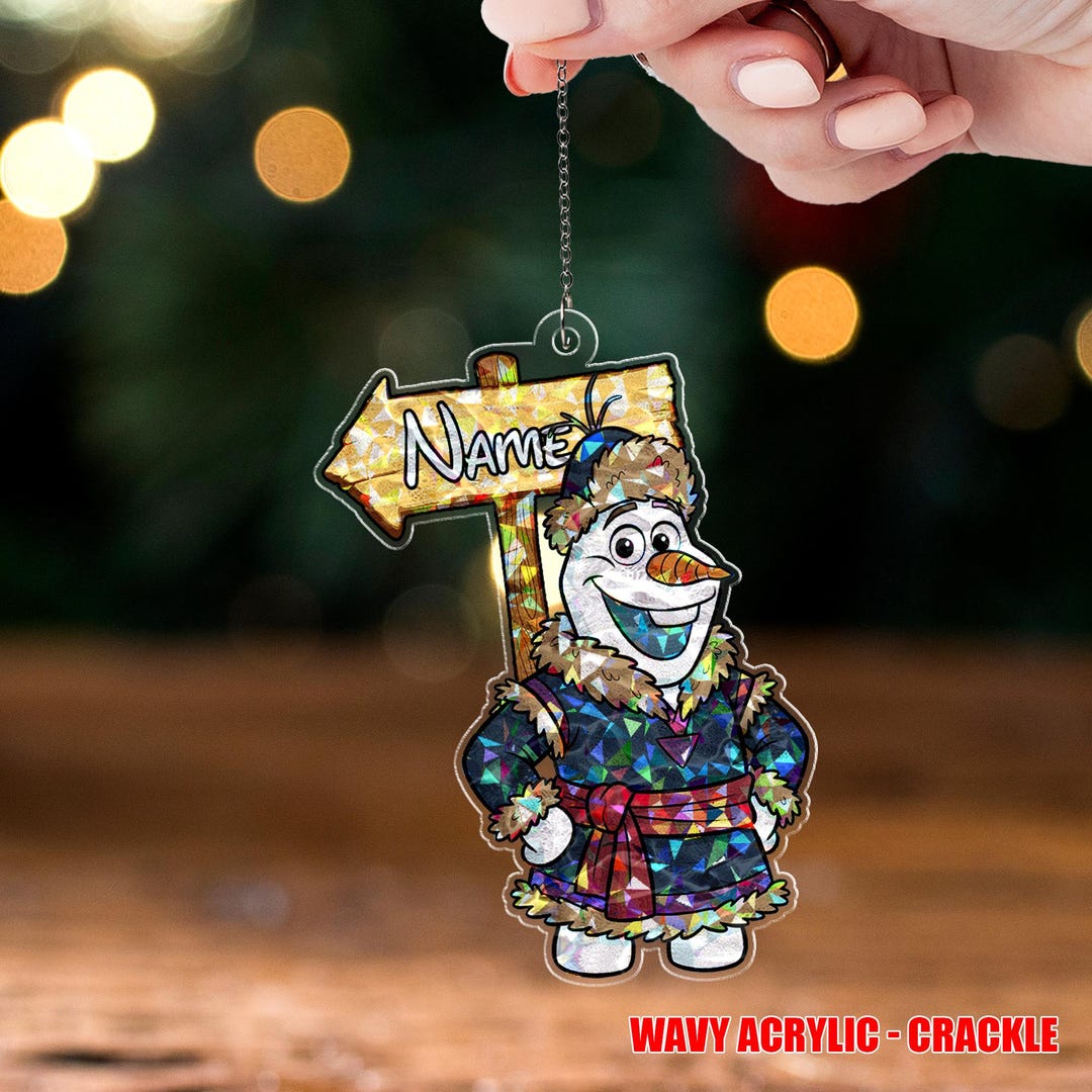Custom Olaf Frozen Ornament,olaf Fan Gift,olaf Christmas Ornament,olaf ...