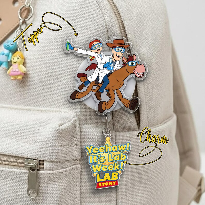 Yeehaw Its Lab Week 2026 Badge Reel, Woody Jessie Bullseye Lab ID ...