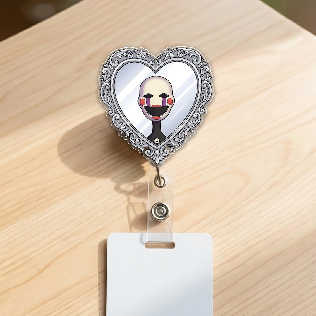 Five Nights at Freddy's Badge Reel, FNAF Nurse ID Holder, Horror Gamer ...