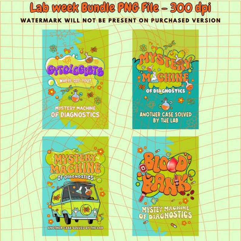 Lab Week 2025 Bundle PNG Poster | High-quality Medical Laboratory ...