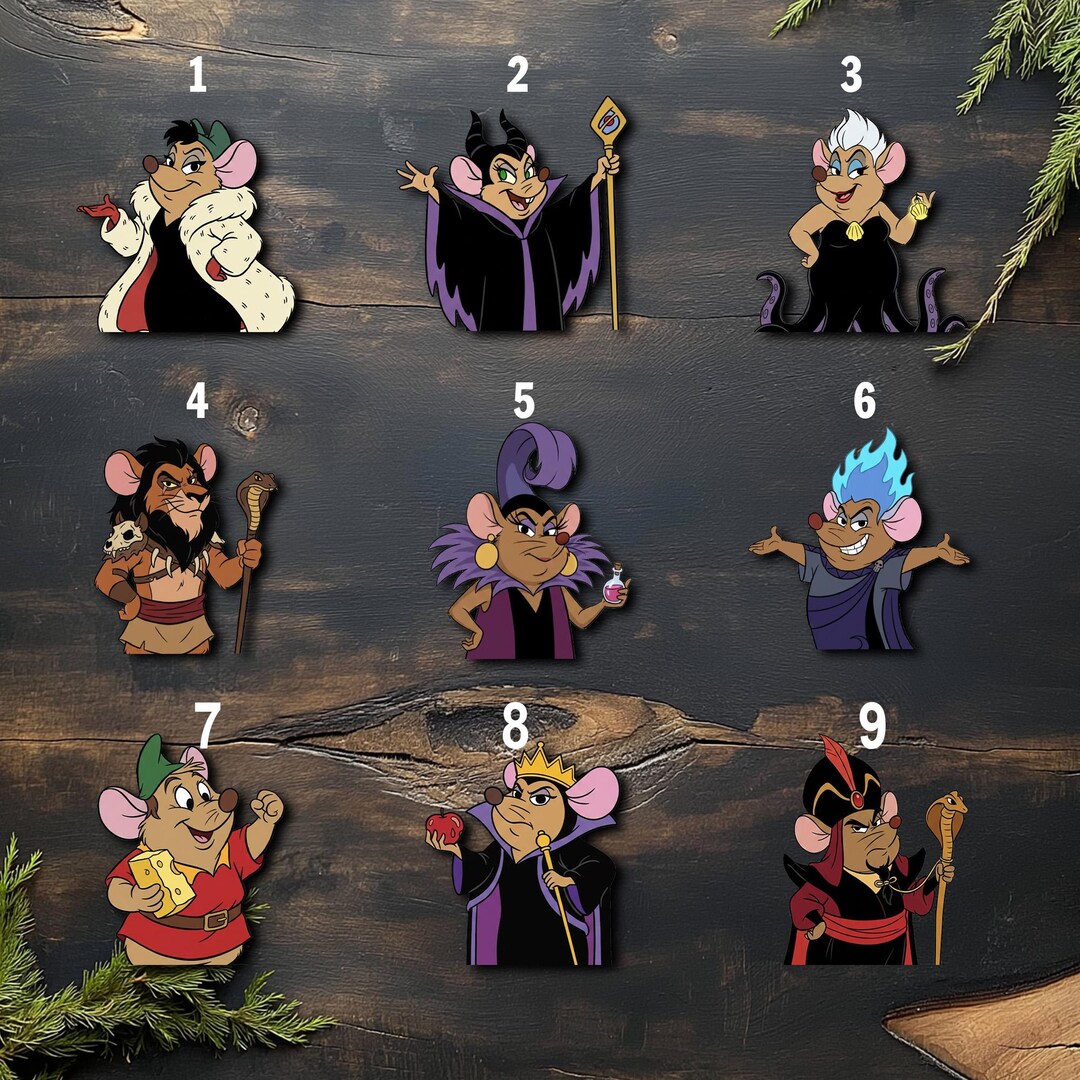 Cinderella Gus Gus Villains Slipperdisney Castle Decal Laptop Sticker ...