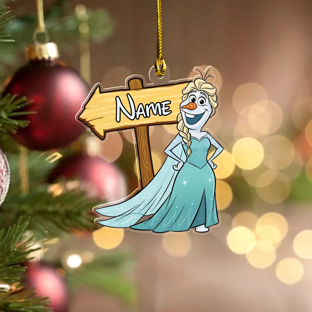 Custom Olaf Frozen Ornament,olaf Fan Gift,olaf Christmas Ornament,olaf ...