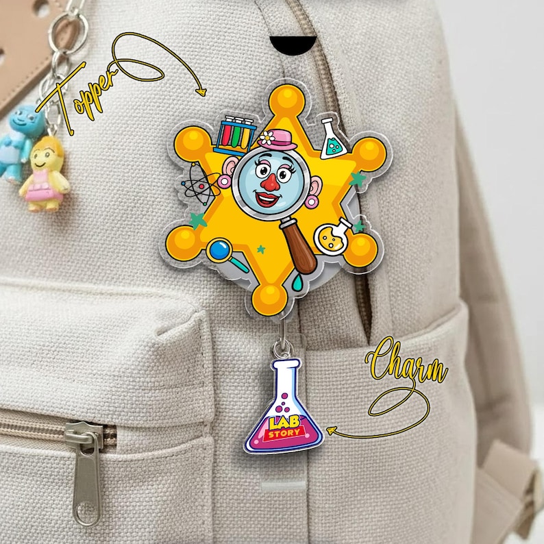 Personalized Lab Story Week 2026 Badge Reel, Multi Design Lab Tech ID ...