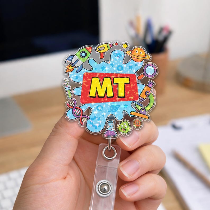 Custom Lab Week 2026 Badge Reel, Lab Team & Assistant Med Lab Tech MLT ...