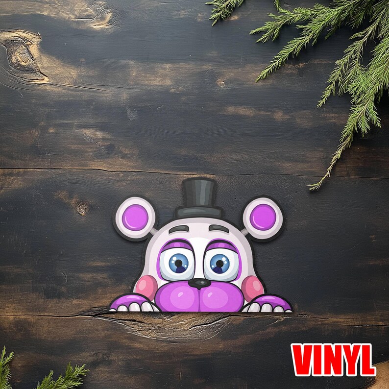 Funtime Freddy Peeker Sticker Five Nights at Freddy’s,adorable Creepy ...