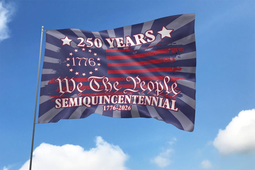 America 250th Anniversary Flag, Celebrate Our 250th Anniversary Garden ...