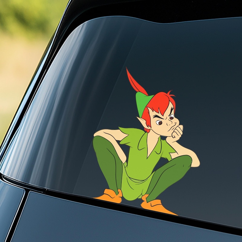 Peter Pan Wall Decal - Etsy