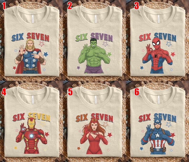 Funny Six Seven Meme Superhero Shirts, Spider Hero 67 Tee BZLW17 - Etsy