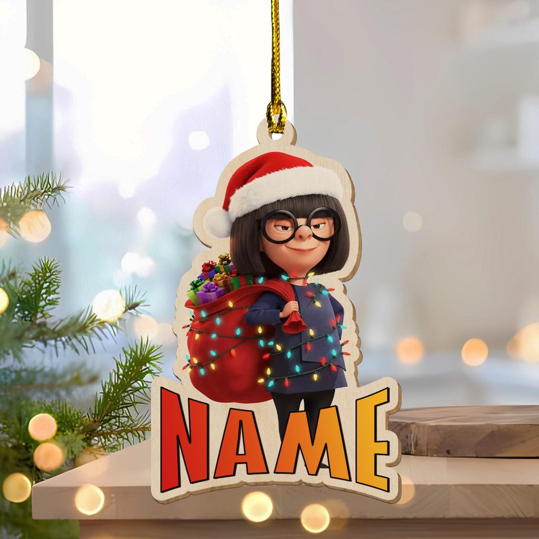 Disney the Incredibles Edna E Mode Christmas Ornament, Disney Edna E ...