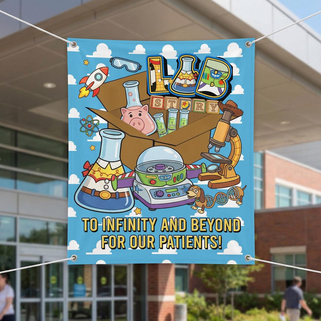 Disney Toy Story Lab Week 2026 Banner, Buzz Lightyear Woody Lab Story ...