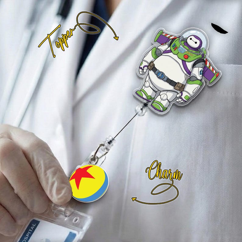Disney Nurse Big Hero 6 Badge Reel, Toy Story Badge, Nurse Life, Nurse ...