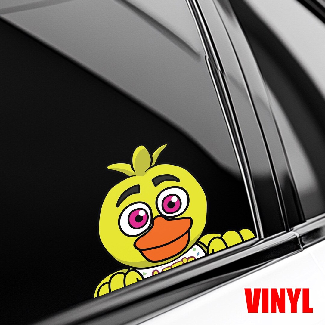 Chica Chicken Car Window Decal,bumper Waterproof Vinyl Stickers,fnaf ...
