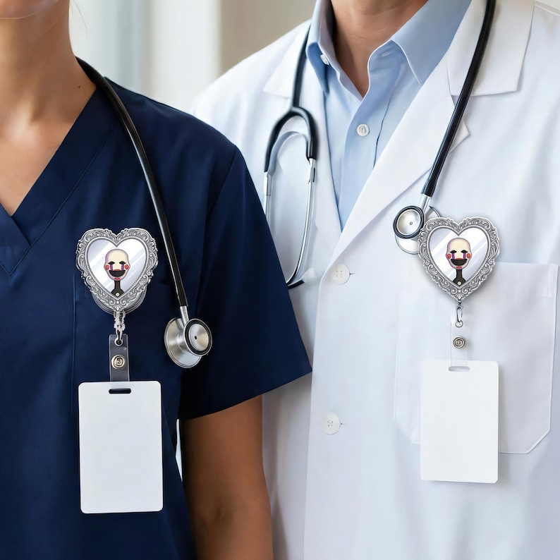 Five Nights at Freddy's Badge Reel, FNAF Nurse ID Holder, Horror Gamer ...