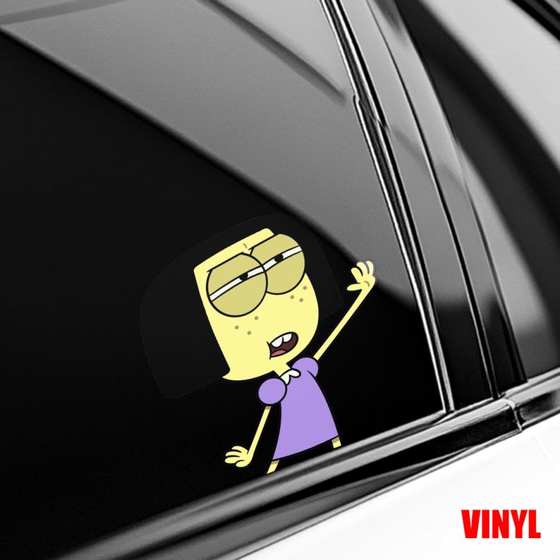 Big City Green Characters Funny Peeking Stickers - Vinyl Decal Sticker ...