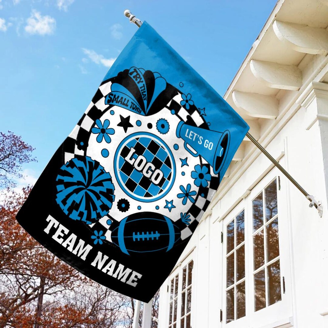 Retro Custom All School Mascot Flag,personalized Favorite Team Garden ...