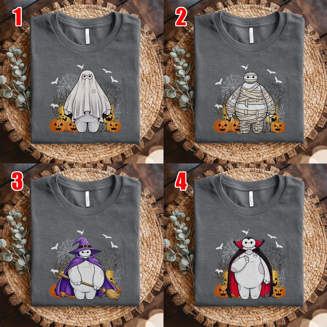Personalized Disney Big Hero Skeleton Spooky Halloween Shirt, Disney ...