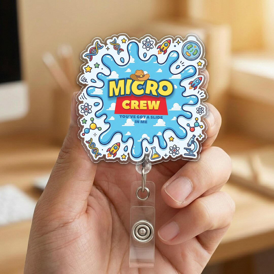 Lab Week '26 Micro Crew Badge Reel, Lab Story Crew ID Holder ...