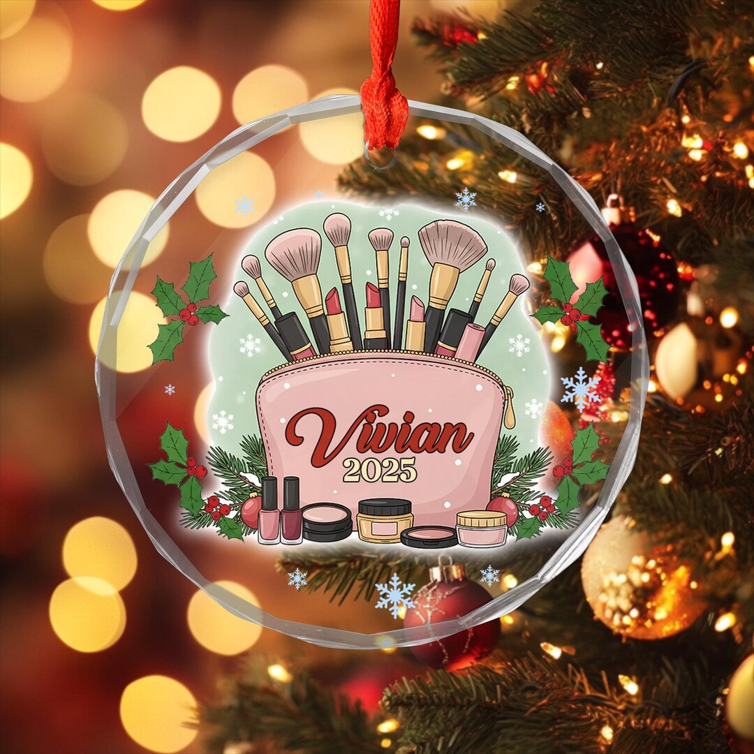Personalized Makeup Ornament,ornament, Makeup Artist Gifts, Teen Girl ...