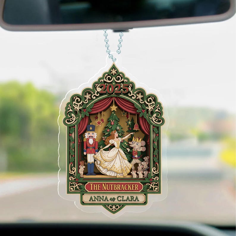 Nutcracker Clara Wooden Ornament, the Nutcracker Ballet Dancer ...