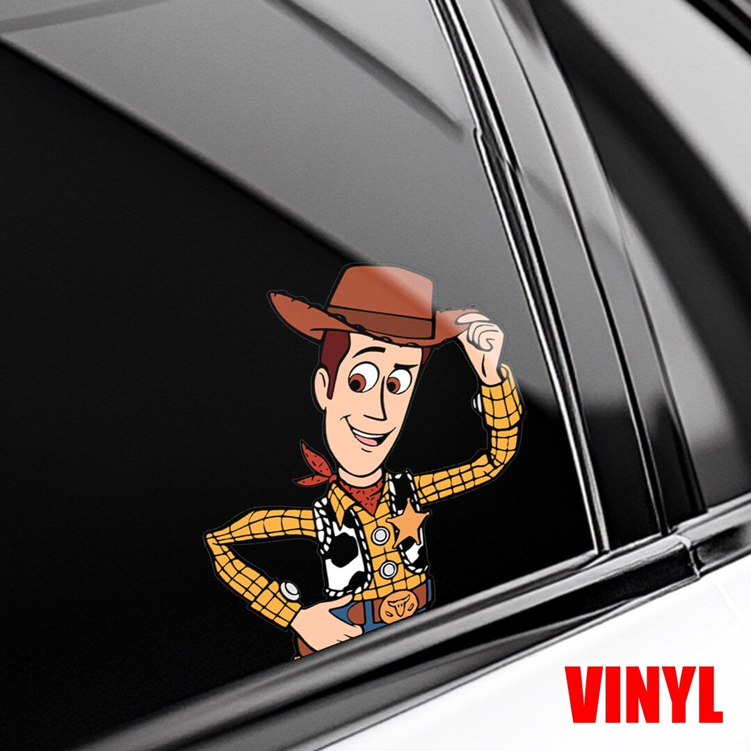 Toy Story Peeker Sticker – Alien or Buzz & Woody PVC Vinyl Peek‑a‑boo ...