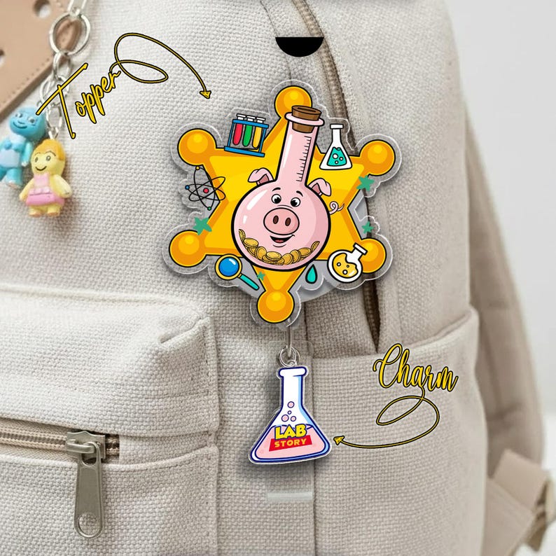 Personalized Lab Story Week 2026 Badge Reel, Multi Design Lab Tech ID ...