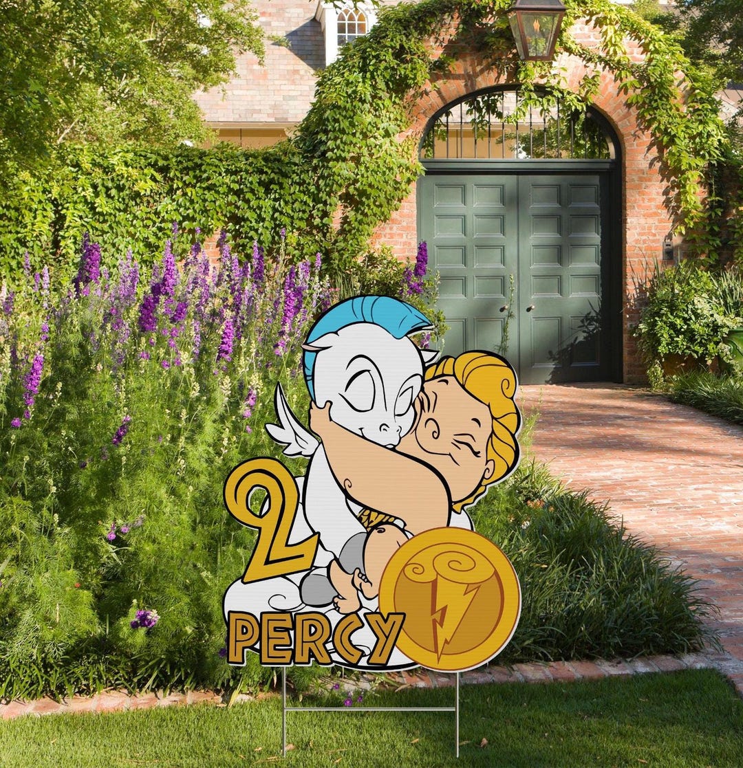 Custom Baby Hercules Theme Yard Sign Cutout, Hercules Cutout Party ...