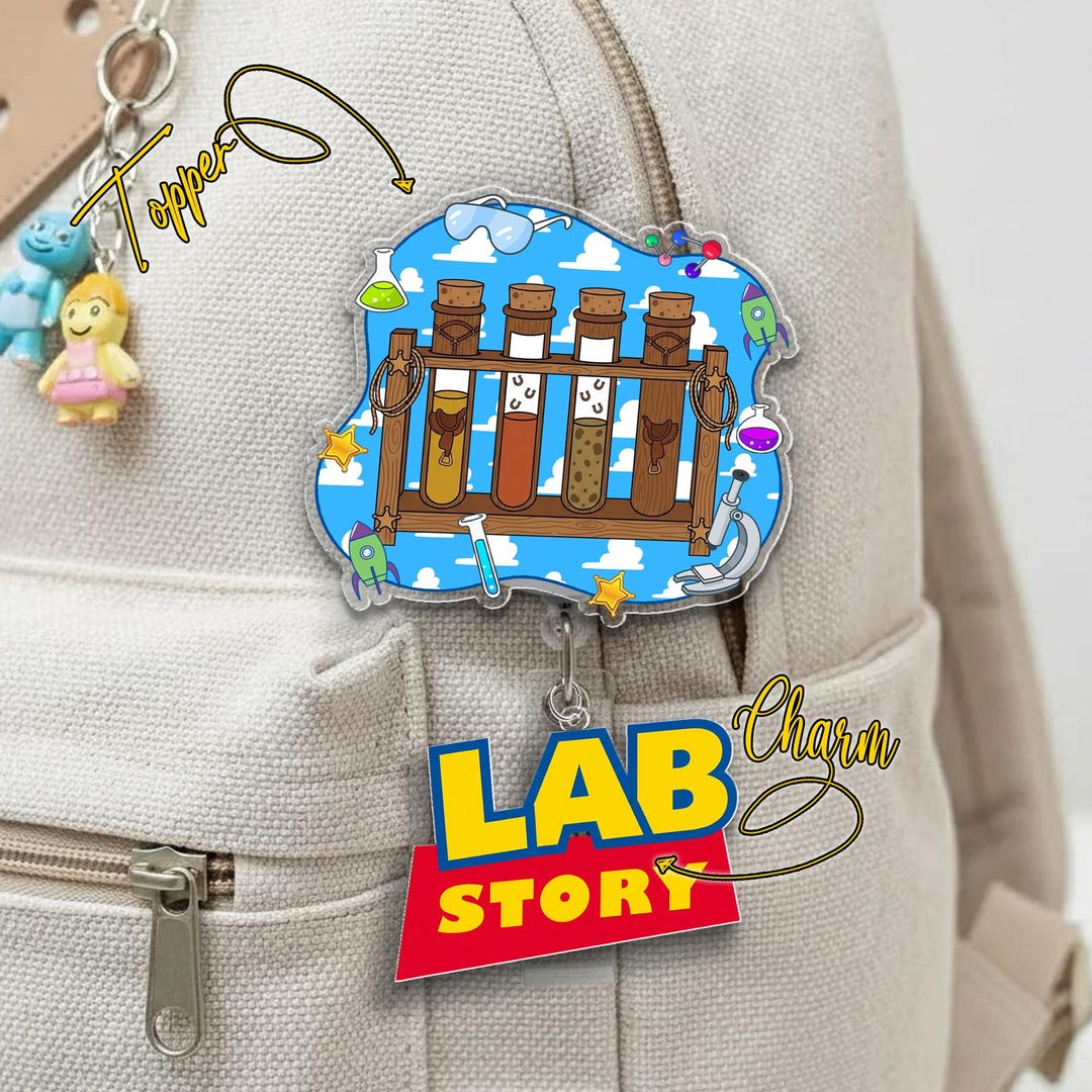 Lab Week 2026 Badge Reel Lab Scientist Badge Blood Bank Laboratory ...
