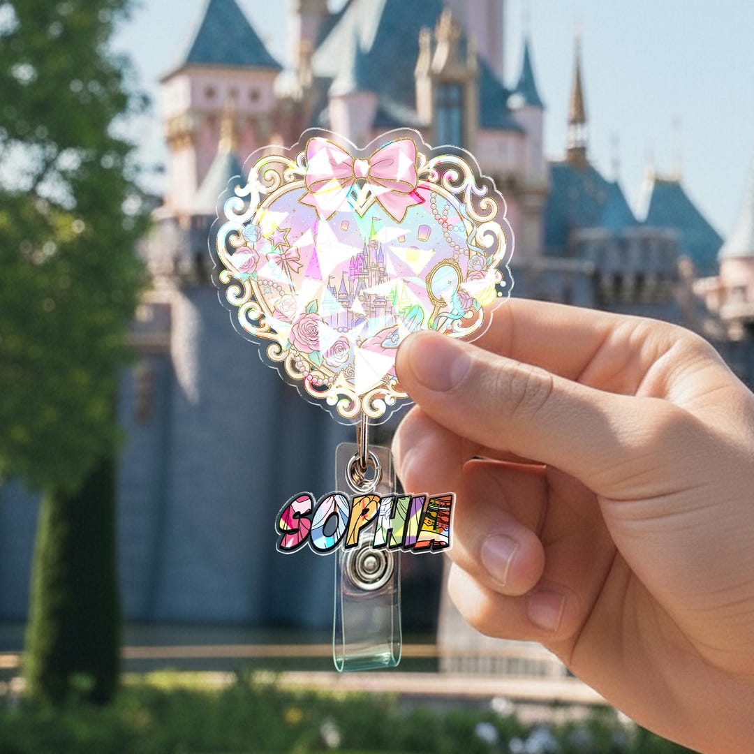 Coquette Disneyland Coquette Bow Badge Reel, Animal Kingdom Disney ...