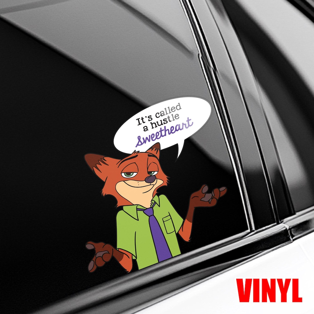 Zootopia Peeker Sticker/judy and Nick Sticker/disney Zootopia Sticker ...