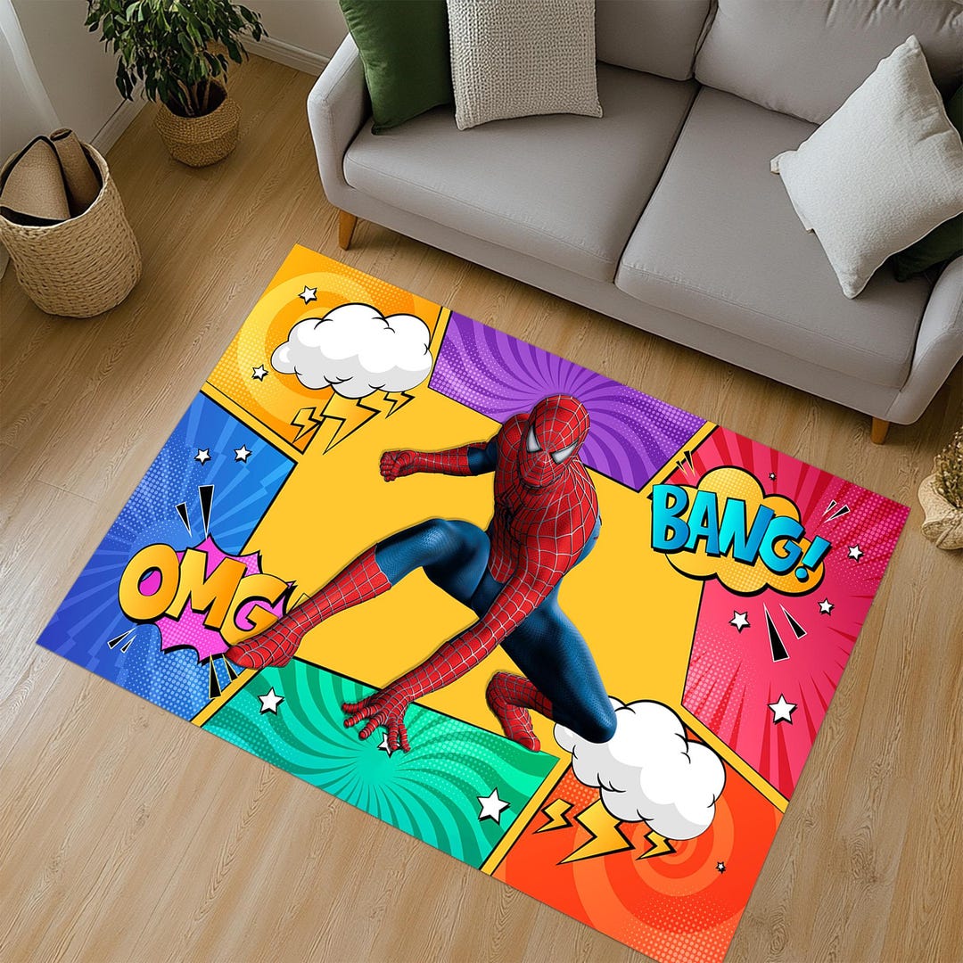 Spider Man Carpet, Spider Man Rug, Spiderman Carpet, Spiderman Rug ...