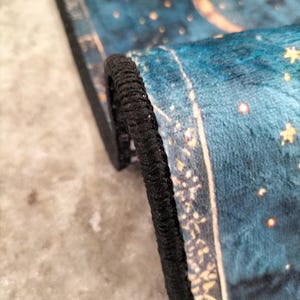 Night Sky Rug, Moon and Stars Pattern Rug, Stars Pattern Rug, Stars Rug ...