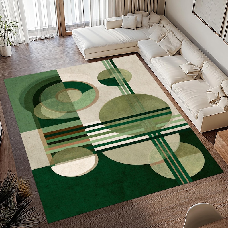 Small Mid Century Carpet - Etsy